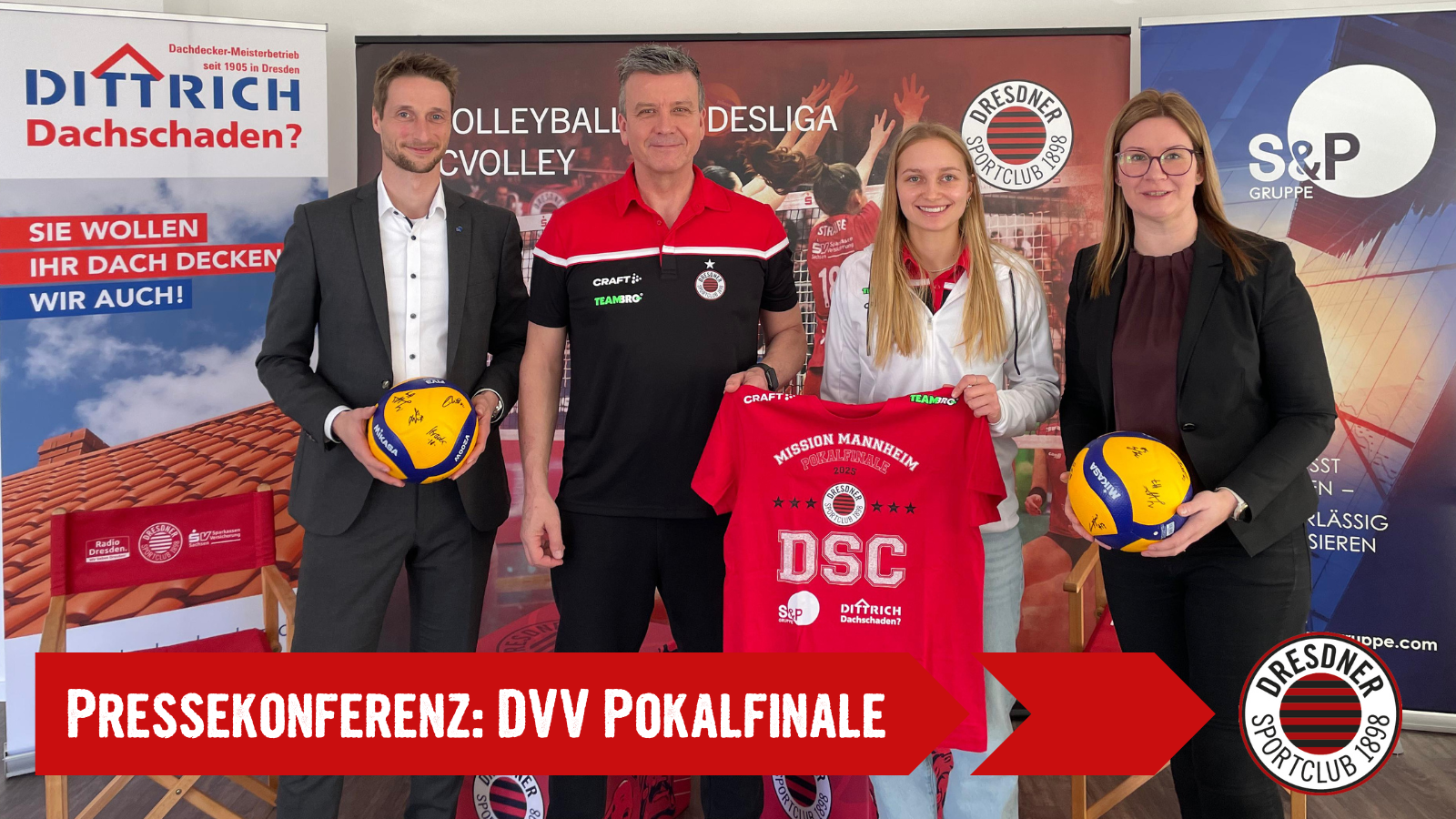 DSCVOLLEYs im DVV-Pokalfinale: In großer Zahl gemeinsam nach Mannheim